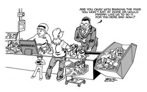 6 cartoons on Fairtrade by Brick - DevelopmentEducation.ie