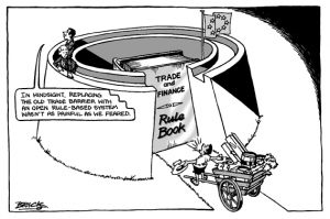 6 cartoons on Fairtrade by Brick - DevelopmentEducation.ie